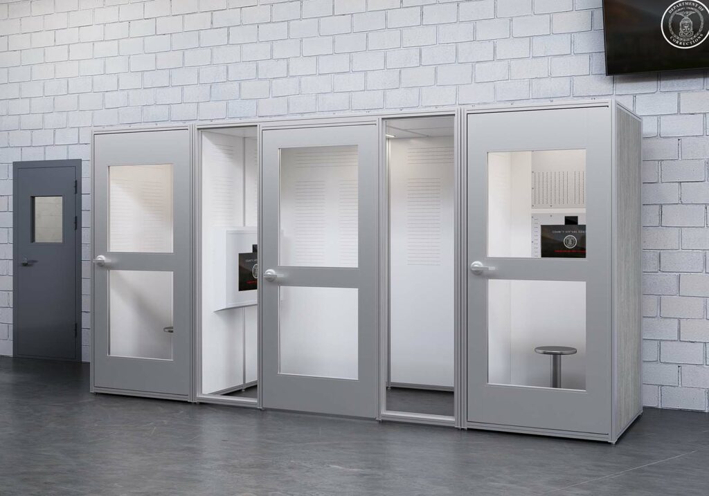 Correctional Court Pods - Remote Court for Correctional Facilities