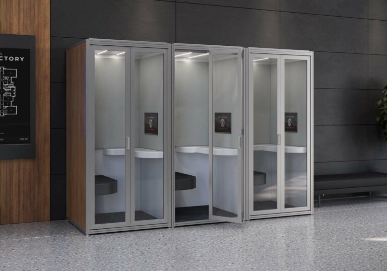 Remote Court Privacy Pods - Virtual Conferencing for Courts - JPods from Cubicall