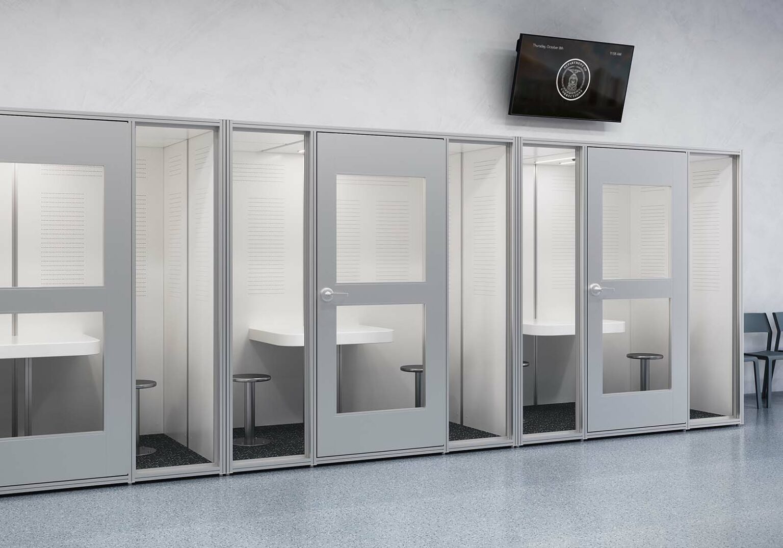 Correctional Visitation Pods - Prefabricated Pods Made in the USA