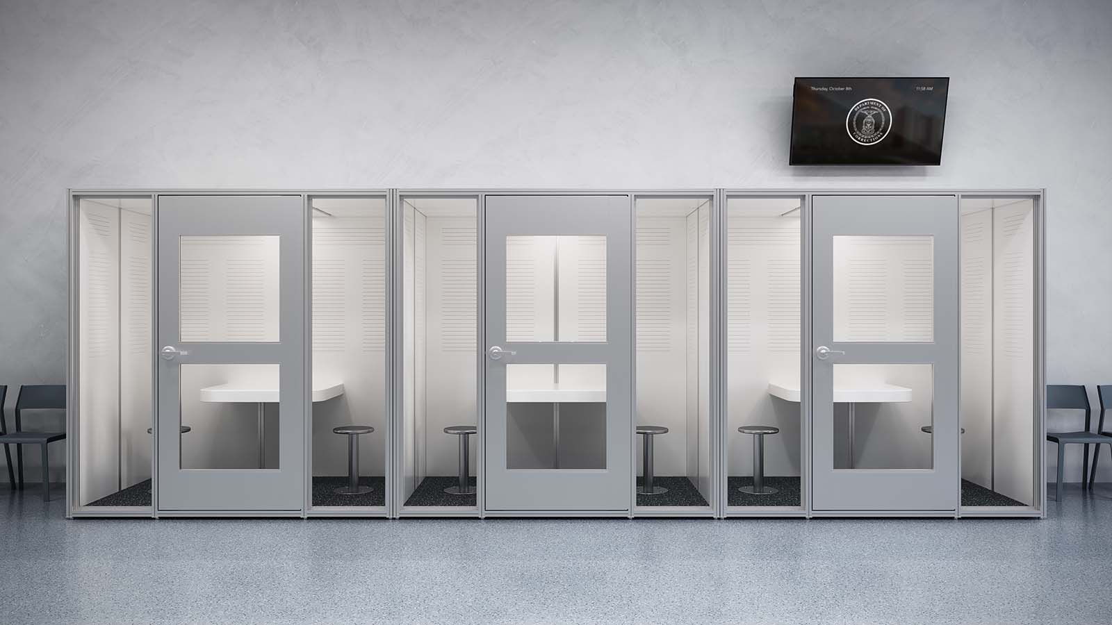 Correctional Visitation Pods - Prefabricated Pods Made in the USA